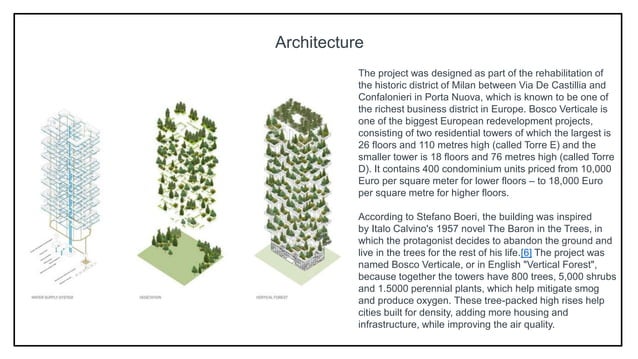 Bosco Verticale | PPTX | Construction Industry | Industries