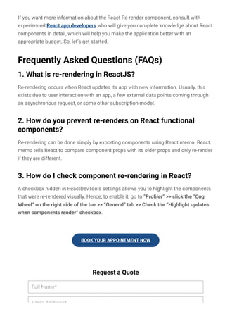 Everything to Know About React Re-Rendering: A Comprehensive Guide | PDF