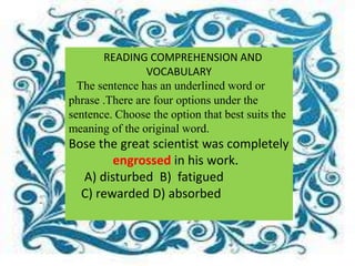 TOEFL VOCABULARY | PPT