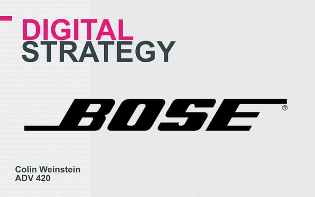 Bose Digital Marketing | PPT