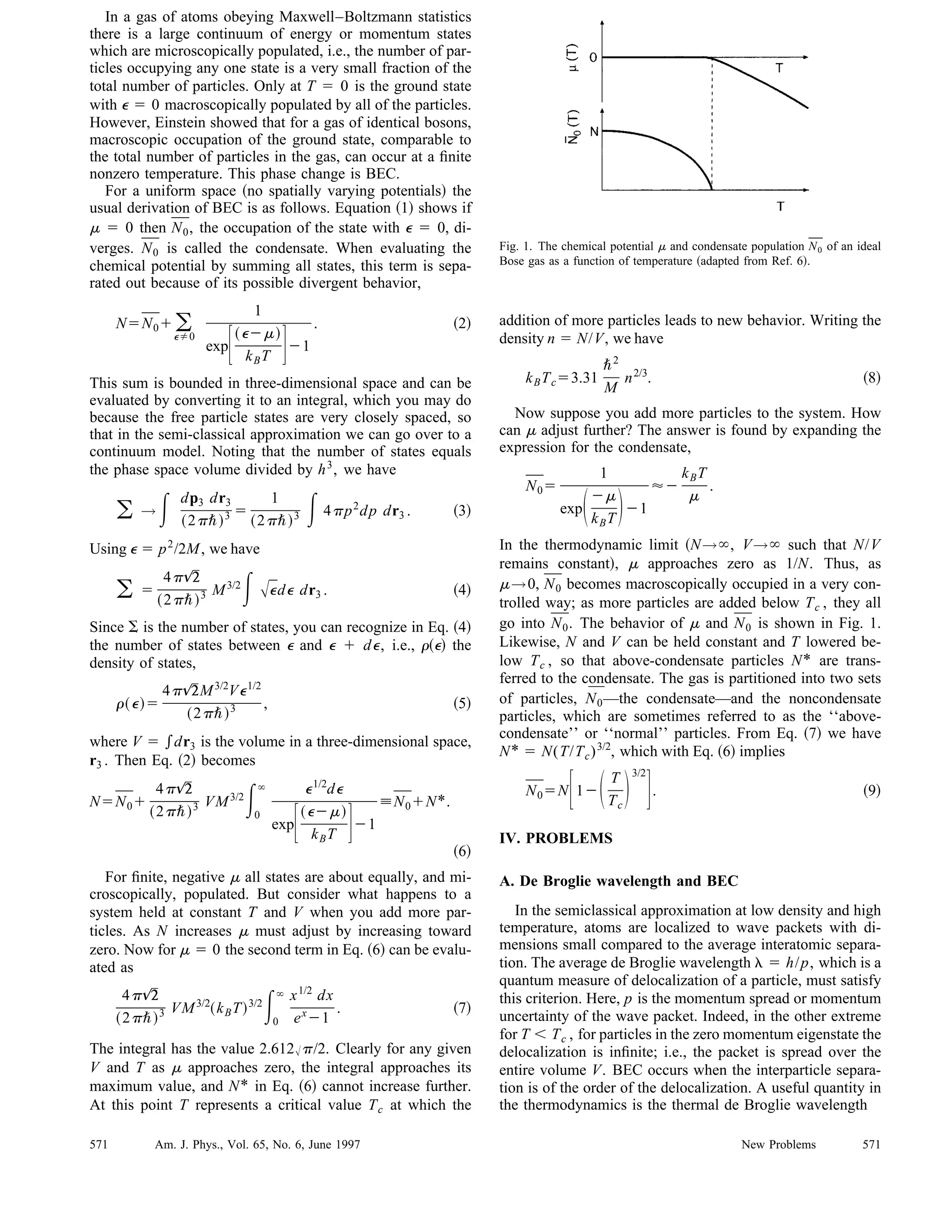 Bose einstein cond | PDF