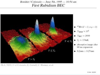 Bose einstein condensation | PPTX