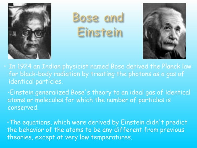 Bose einstein condensation | PPTX