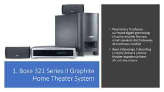 Bose 321 Series II VS Bose Acoustimass 6 Series V VS Bose Lifestyle ...