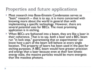 The 5th state of matter - Bose–einstein condensate | PPT