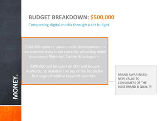 Bose final presentation | PPT