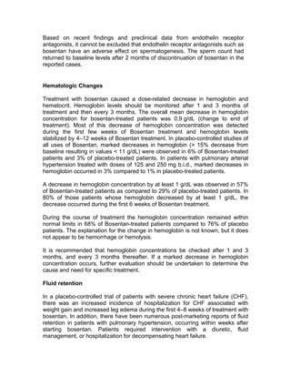 Bosentan Prescribing Information | PDF