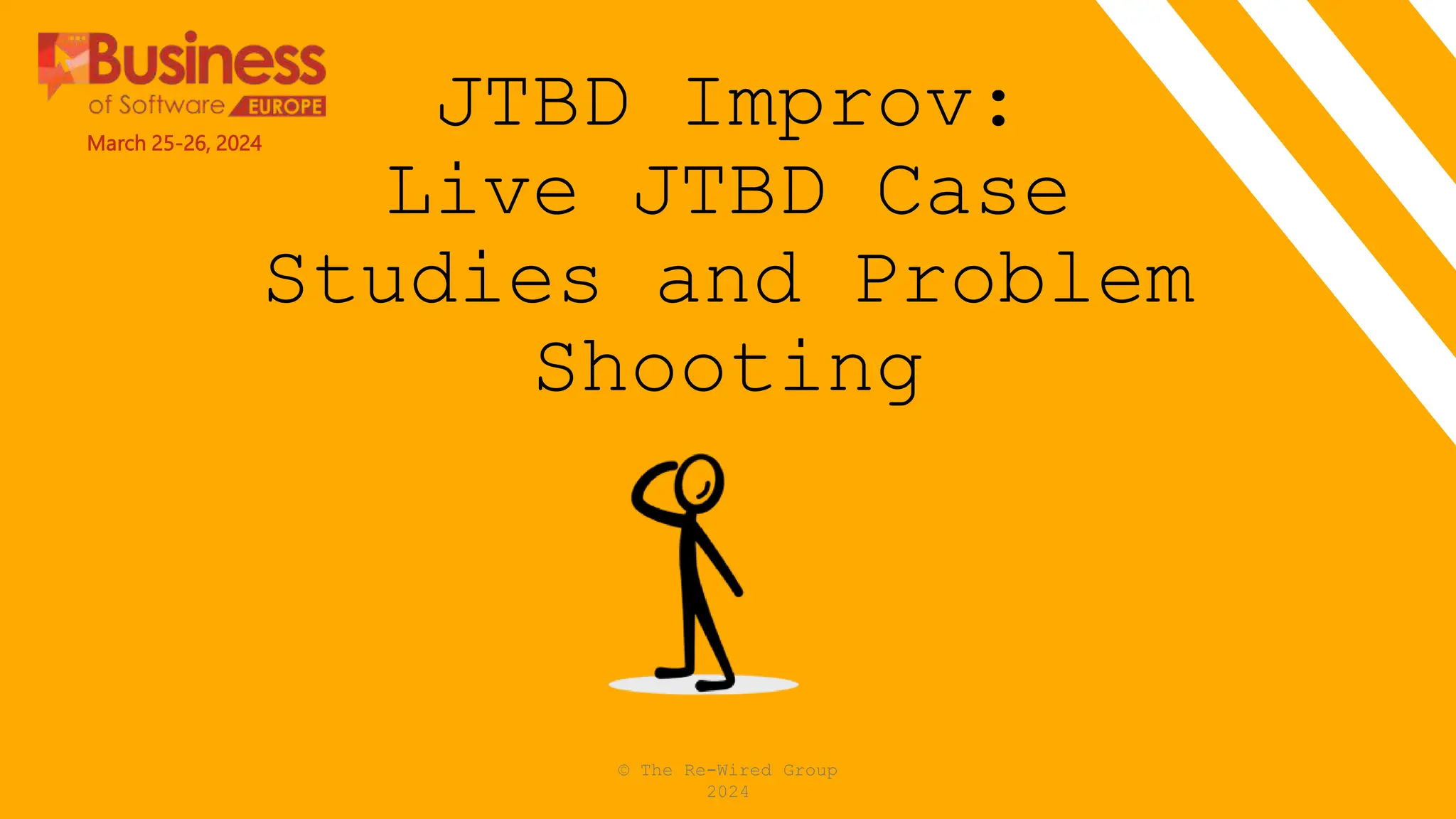 BoSEU24 | Bob Moesta | Live JTBD Case Studies + Problem Shooting | PPTX