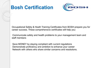 Bosh certification | PPTX