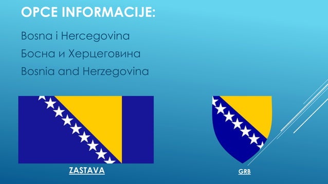 Bosna i Hercegovina (Bosnia and Herzegovina) ppt by Emrah Ponjevic | PPSX