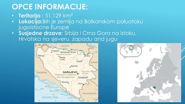 Bosna i Hercegovina (Bosnia and Herzegovina) ppt by Emrah Ponjevic | PPSX