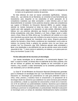 Bosquejo de modelo educativo | DOCX