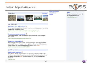 BOSS: HackU IIT Delhi | PPT