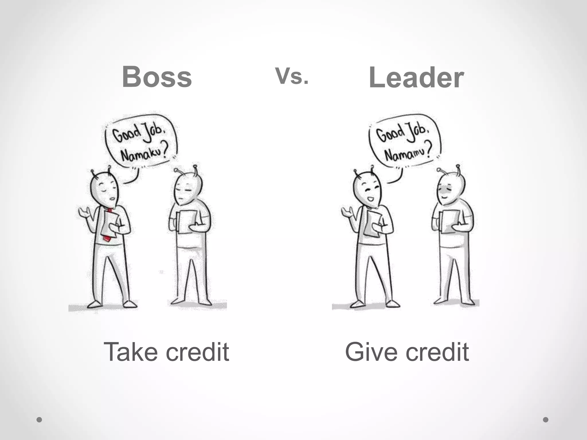 Boss vs leader | PPTX