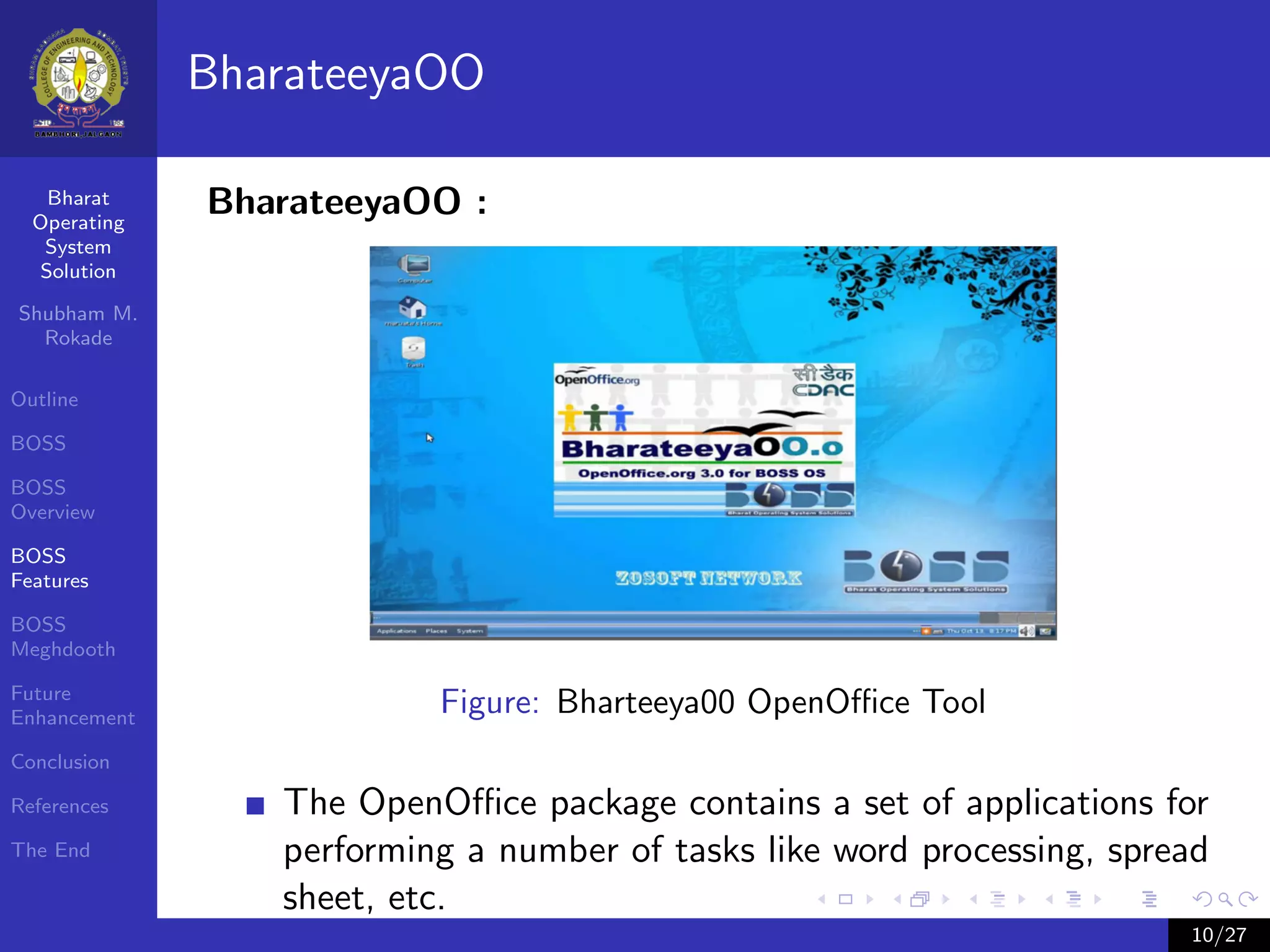Boss-Bharat Operating System Solution Presentation | PDF