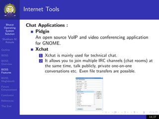 Boss-Bharat Operating System Solution Presentation | PDF