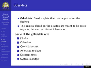 Boss-Bharat Operating System Solution Presentation | PDF