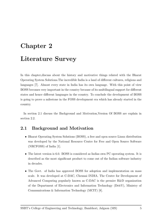 Boss-Bharat Operating System Solution Report | PDF