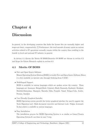 Boss-Bharat Operating System Solution Report | PDF