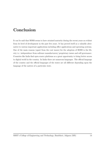 Boss-Bharat Operating System Solution Report | PDF | Operating Systems ...