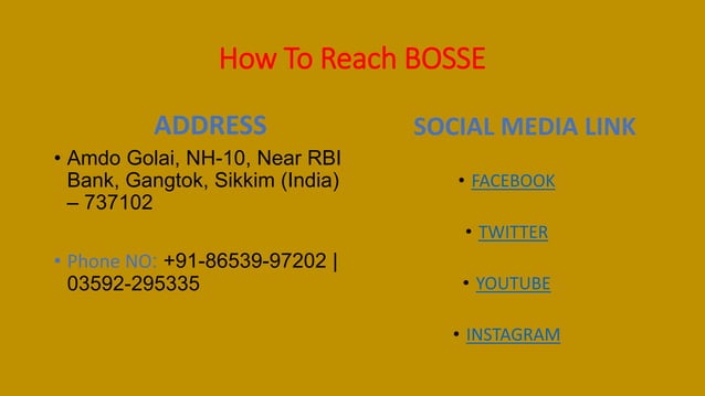 BOSSE open school board | PPT