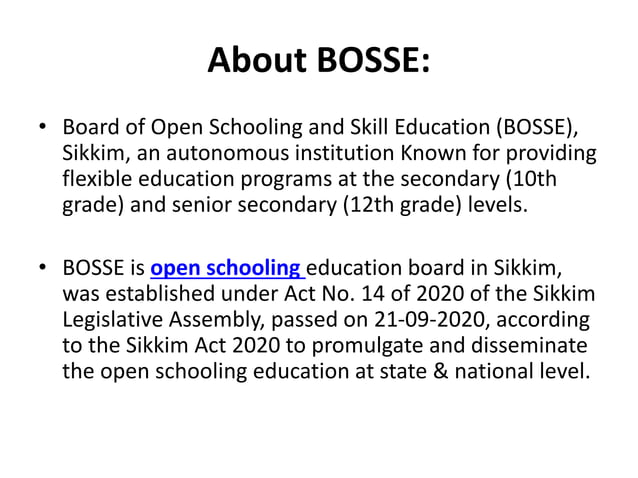BOSSE Participated in workshop by NBSE and Parakh | PPTX | R&B/Soul ...