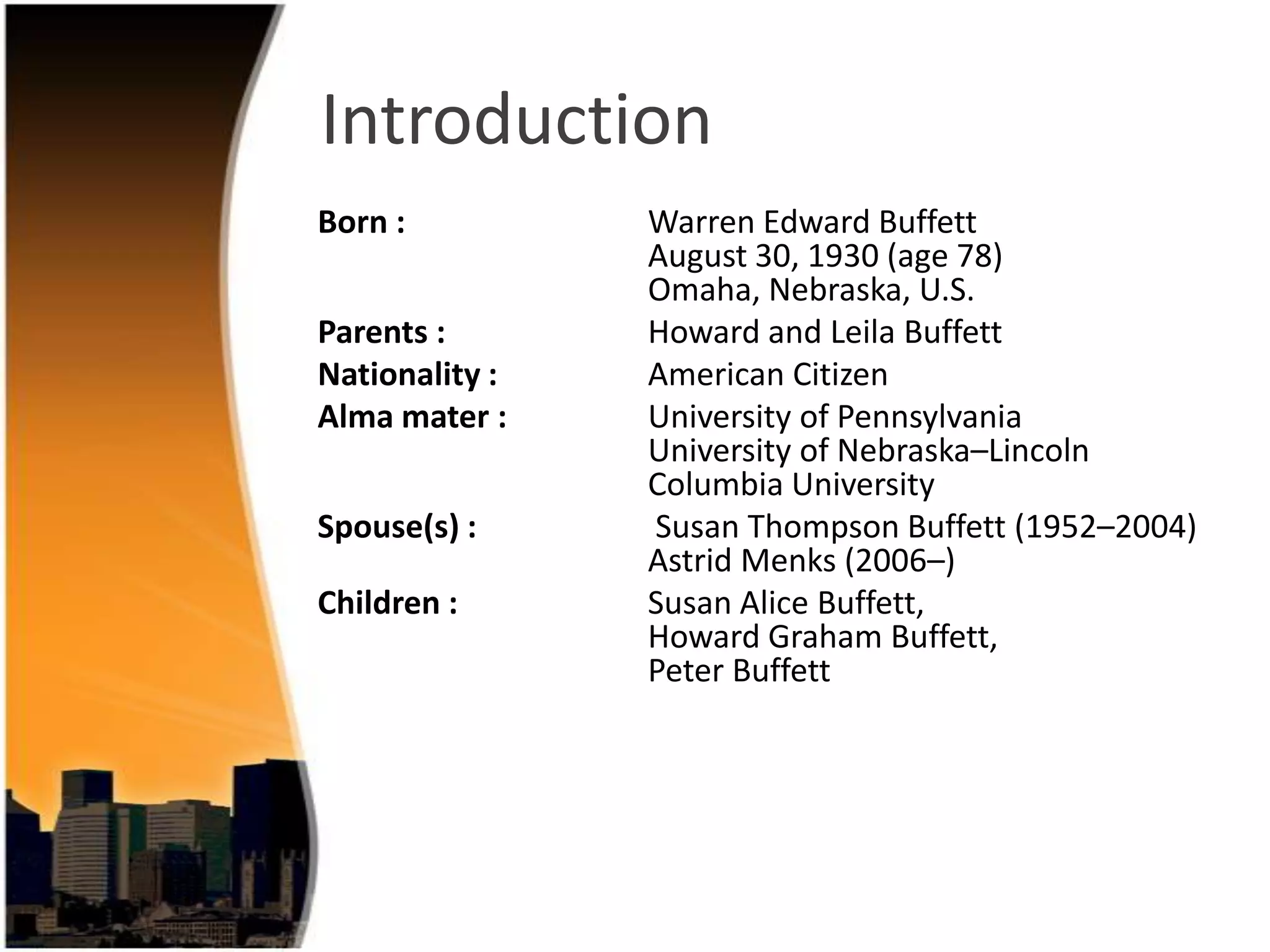 Warren Buffett | PPTX