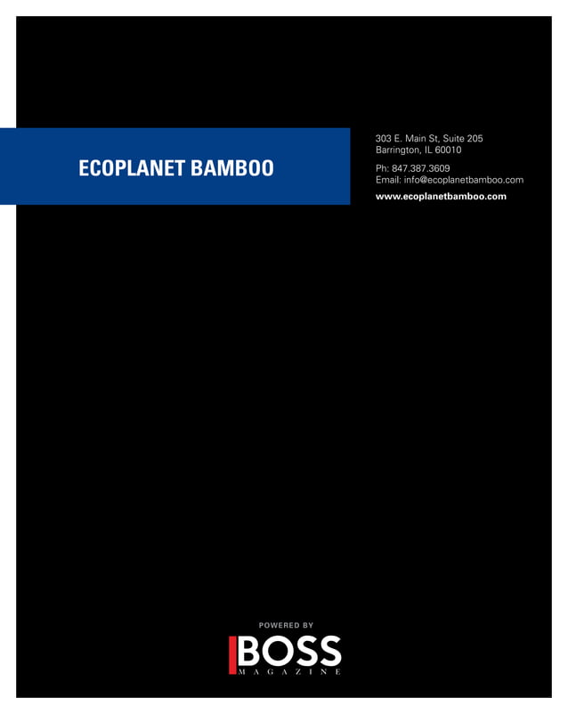 EcoPlanet Bamboo Troy Wiseman Article | PDF