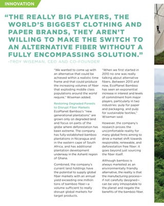 EcoPlanet Bamboo Troy Wiseman Article | PDF