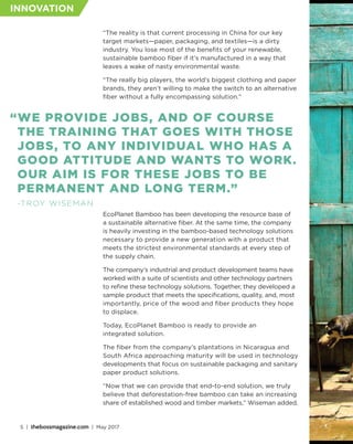 EcoPlanet Bamboo Troy Wiseman Article | PDF