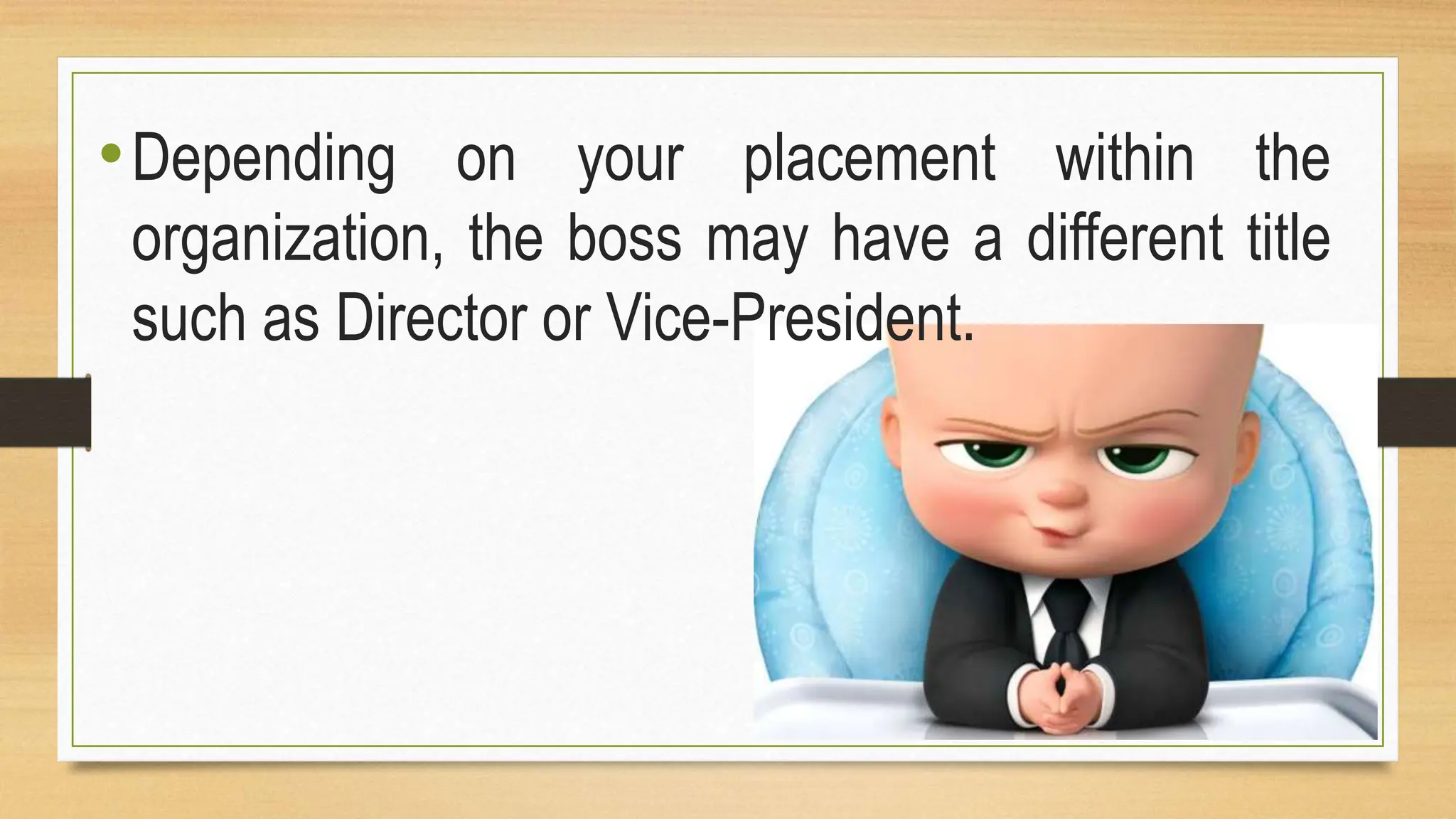 BOSS vs. MANAGER.pptx | Executive Leadership & Management | Business