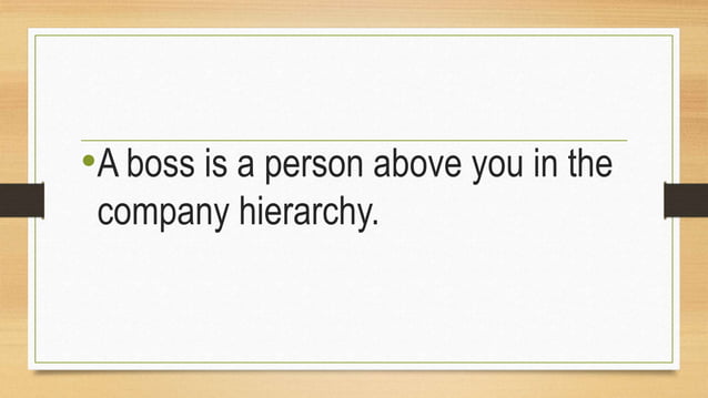 BOSS vs. MANAGER.pptx | Executive Leadership & Management | Business