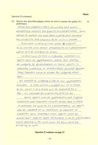 Bostes sample answers q22b | PDF