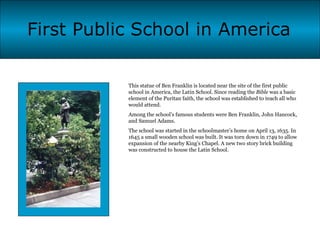Boston Historical Landmarks | PPT
