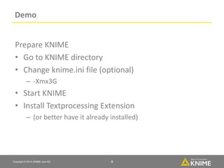 Text Processing with KNIME | PDF | Search | Internet