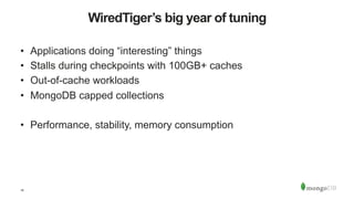 MongoDB Evenings Boston - An Update on MongoDB's WiredTiger Storage Engine | PDF