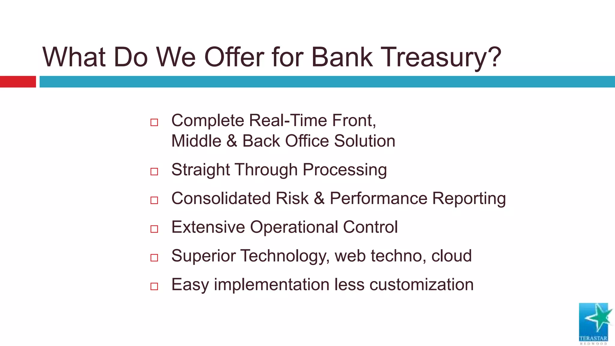 Boston banking treasury solution | PPSX