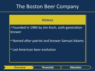 Boston Beer Company Presentation | PPT