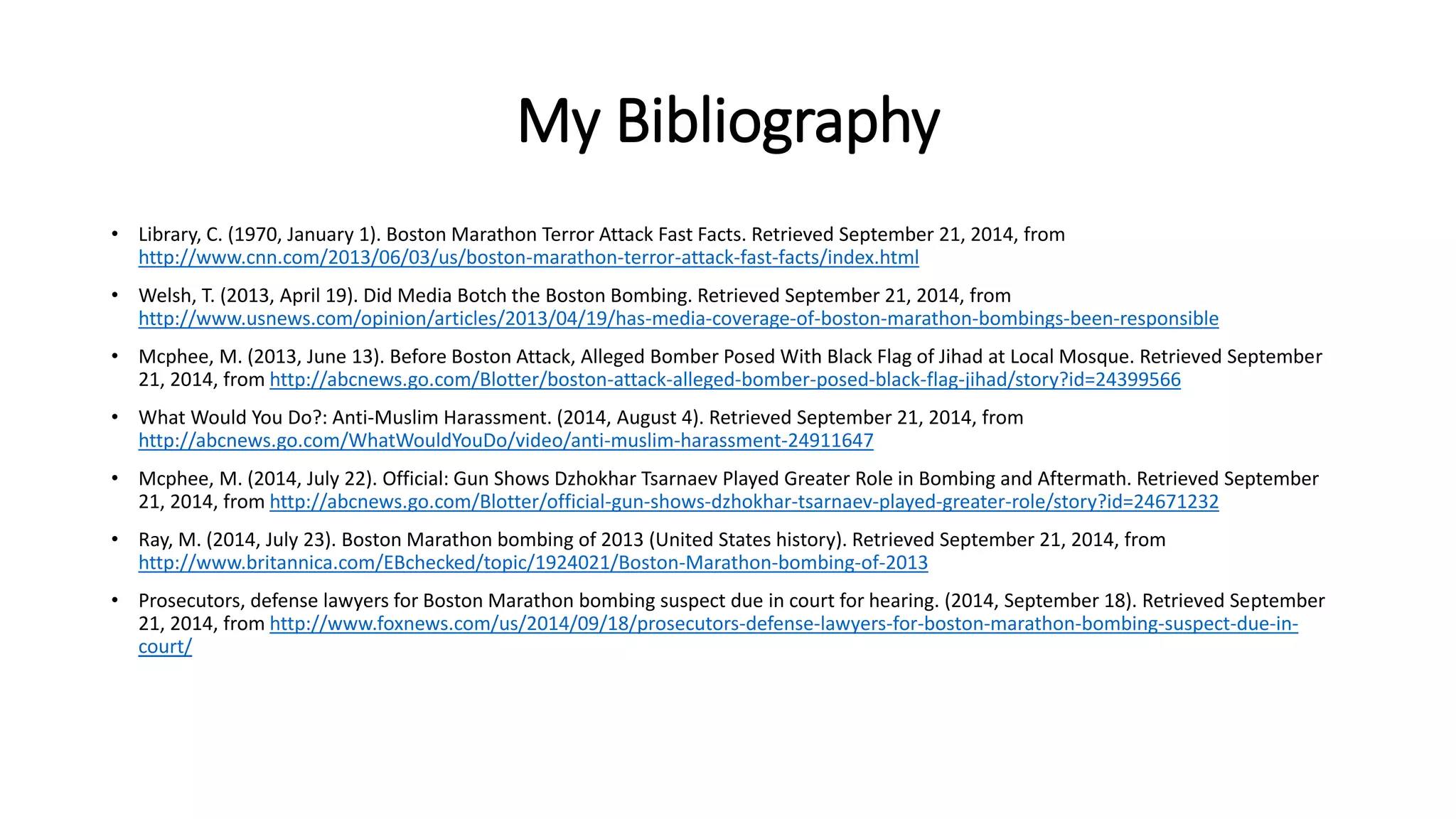 Boston Marathon Bombing | PPTX