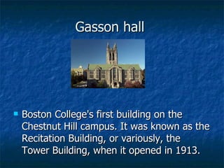 Boston College Sports, Education, History | PPT