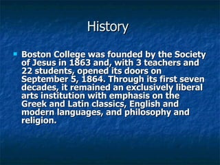 Boston College Sports, Education, History | PPT
