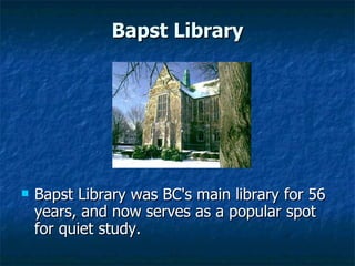 Boston College Sports, Education, History | PPT
