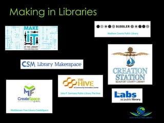 Fayetteville Free Library's Fab Lab: The Nation's First Library Makerspace | PPTX | Computing ...