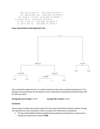 Regression Analysis and model comparison on the Boston Housing Data | PDF