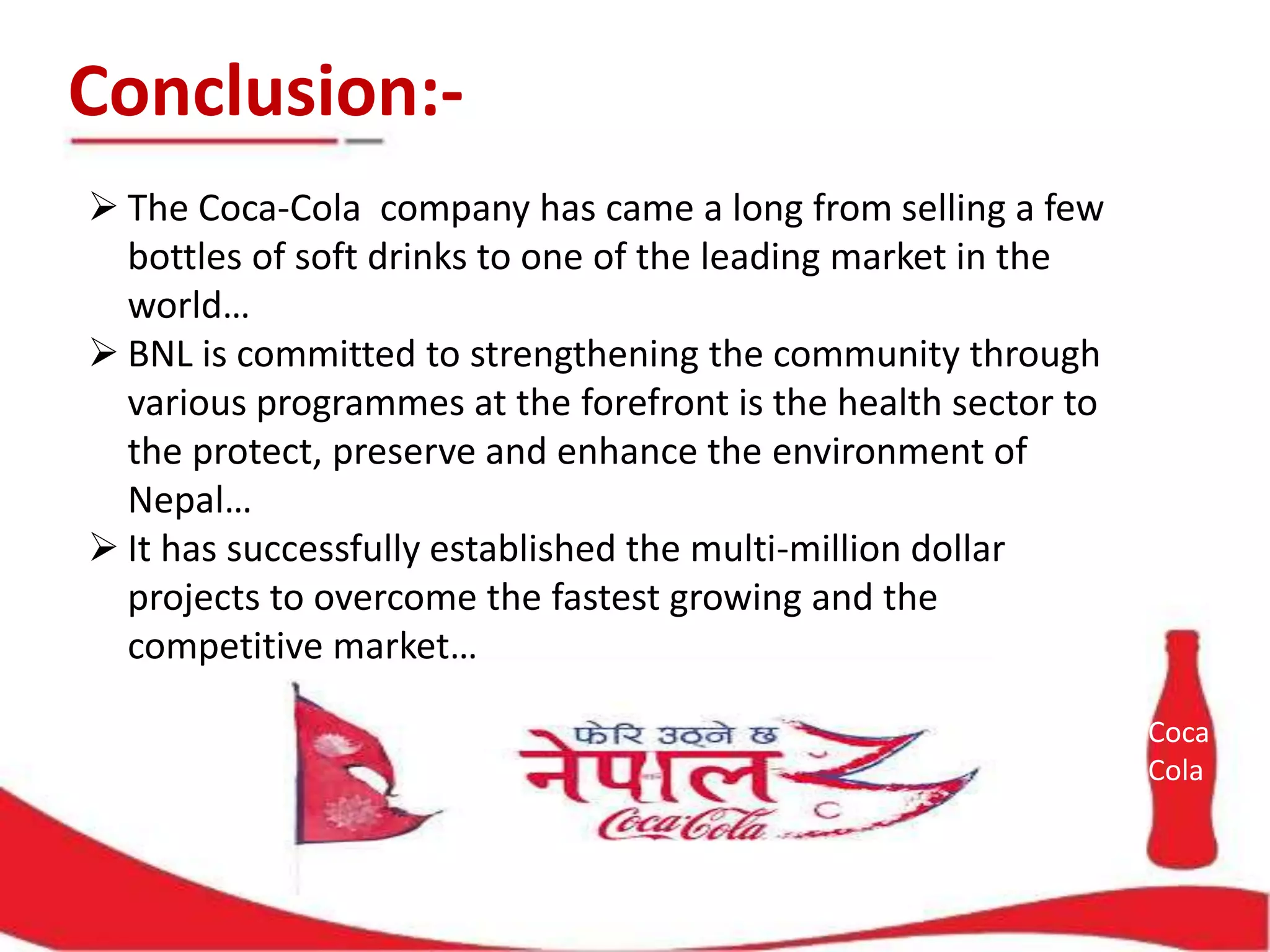 Boston international college - Coca-Cola presentation | PPTX