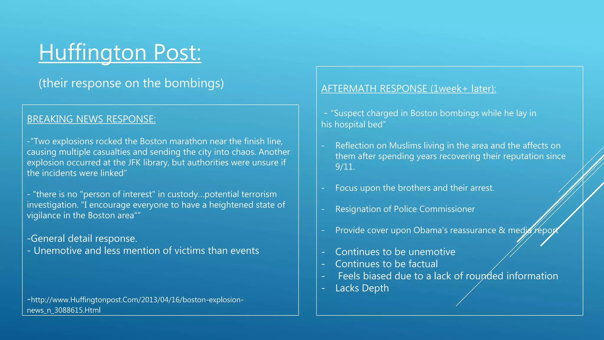 Boston marathon bombings crisis | PPTX