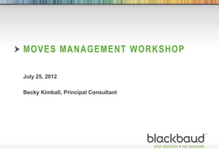 Moves Management Workshop | PPT