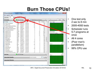 Digital Document Preservation Simulation - Boston Python User's Group | PPT