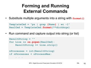 Digital Document Preservation Simulation - Boston Python User's Group | PPT