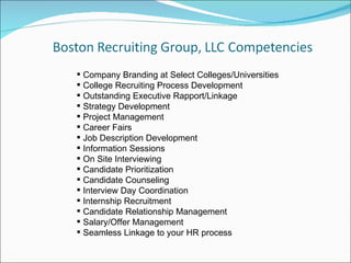 Boston Recruiting Group Llc Aug2009g | PPT